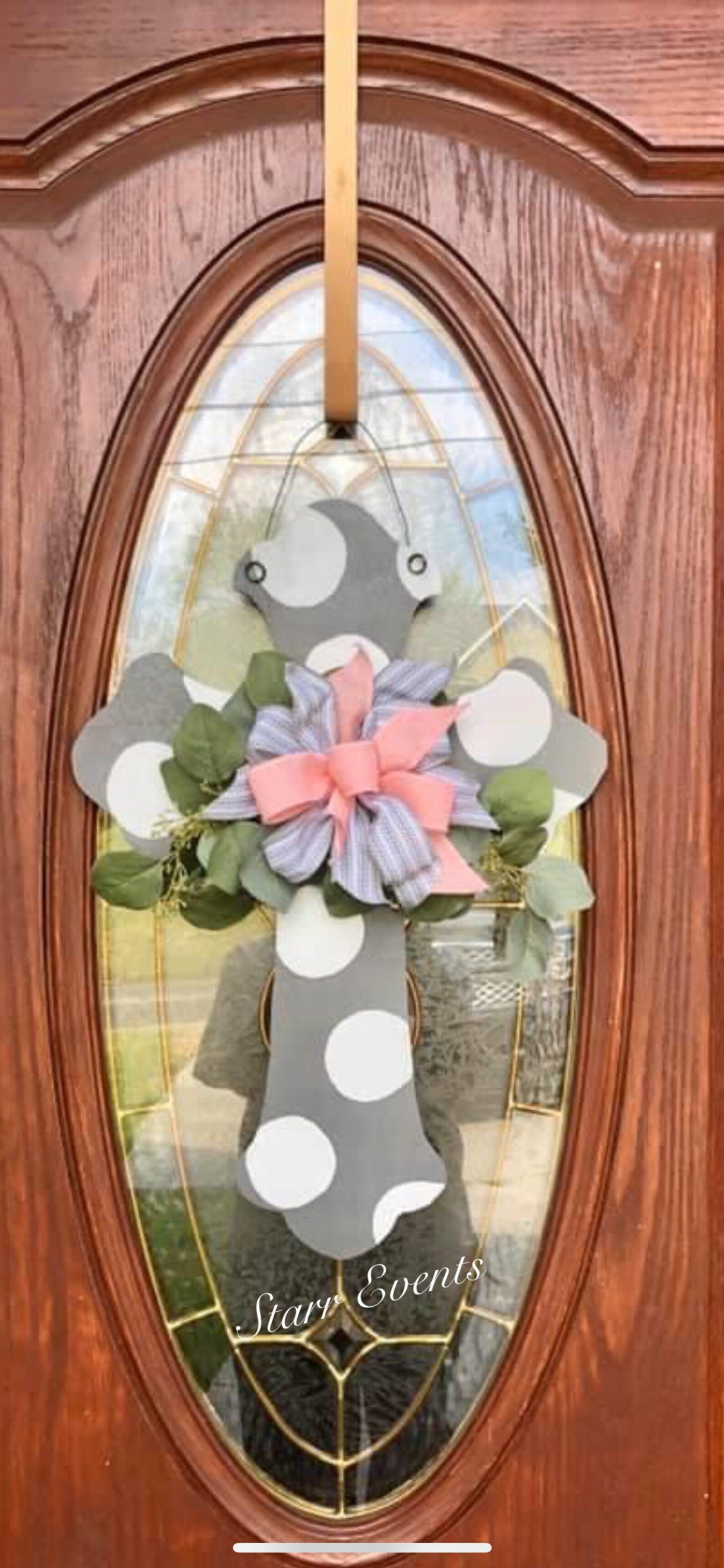 Cross Door Hanger. Cross Door Decor. Spring Decorations. - Etsy
