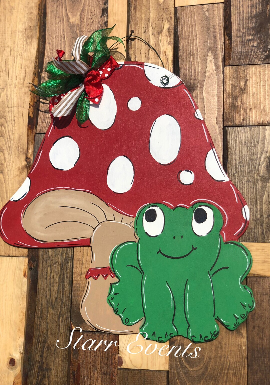 Frog Door Hanger. Mushroom Door Hanger. Spring Door Hanger. Summer Door ...