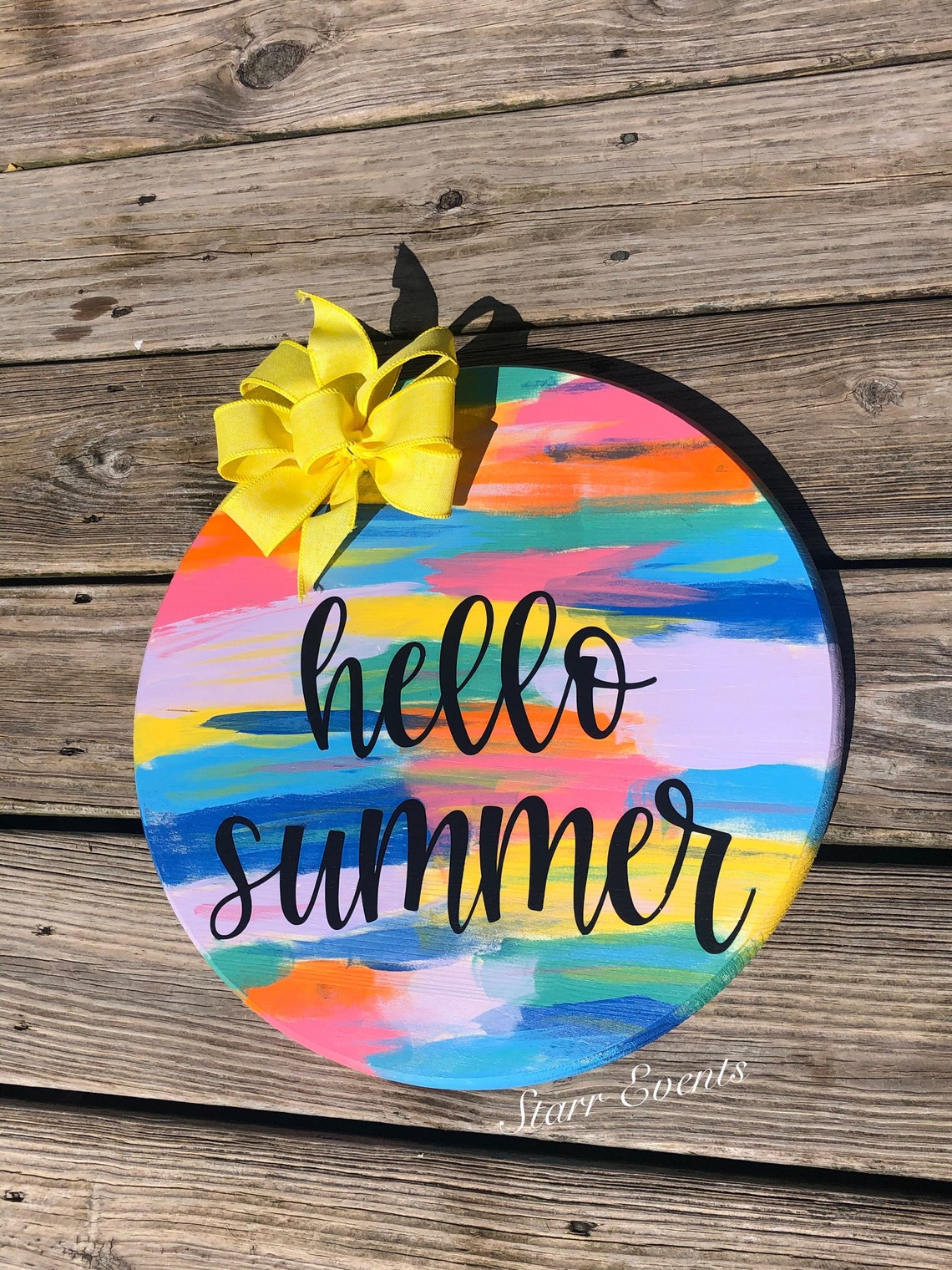 Hello Summer Door Hanger. Summer Decorations. Summer Door | Etsy