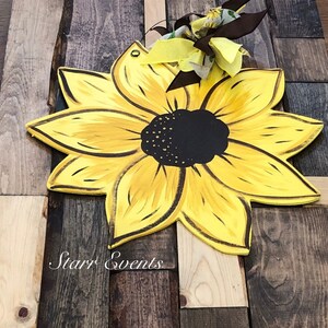 Sunflower Door Hanger. Summer Door Hanger . Sunflower Decor. Front Door ...