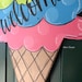 Welcome Door Hanger. Ice Cream Door Hanger. Summer Door Hangers. Front ...