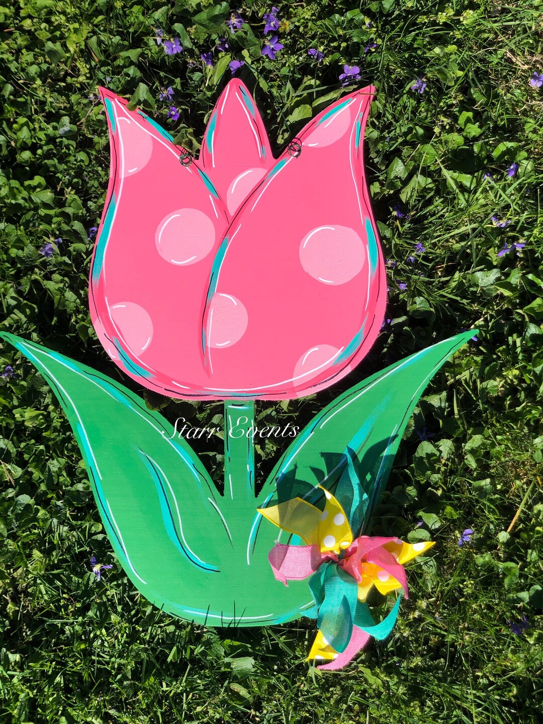 Tulip Door Hanger. Spring Door Hanger. Summer Door Hangers. Flower Door ...