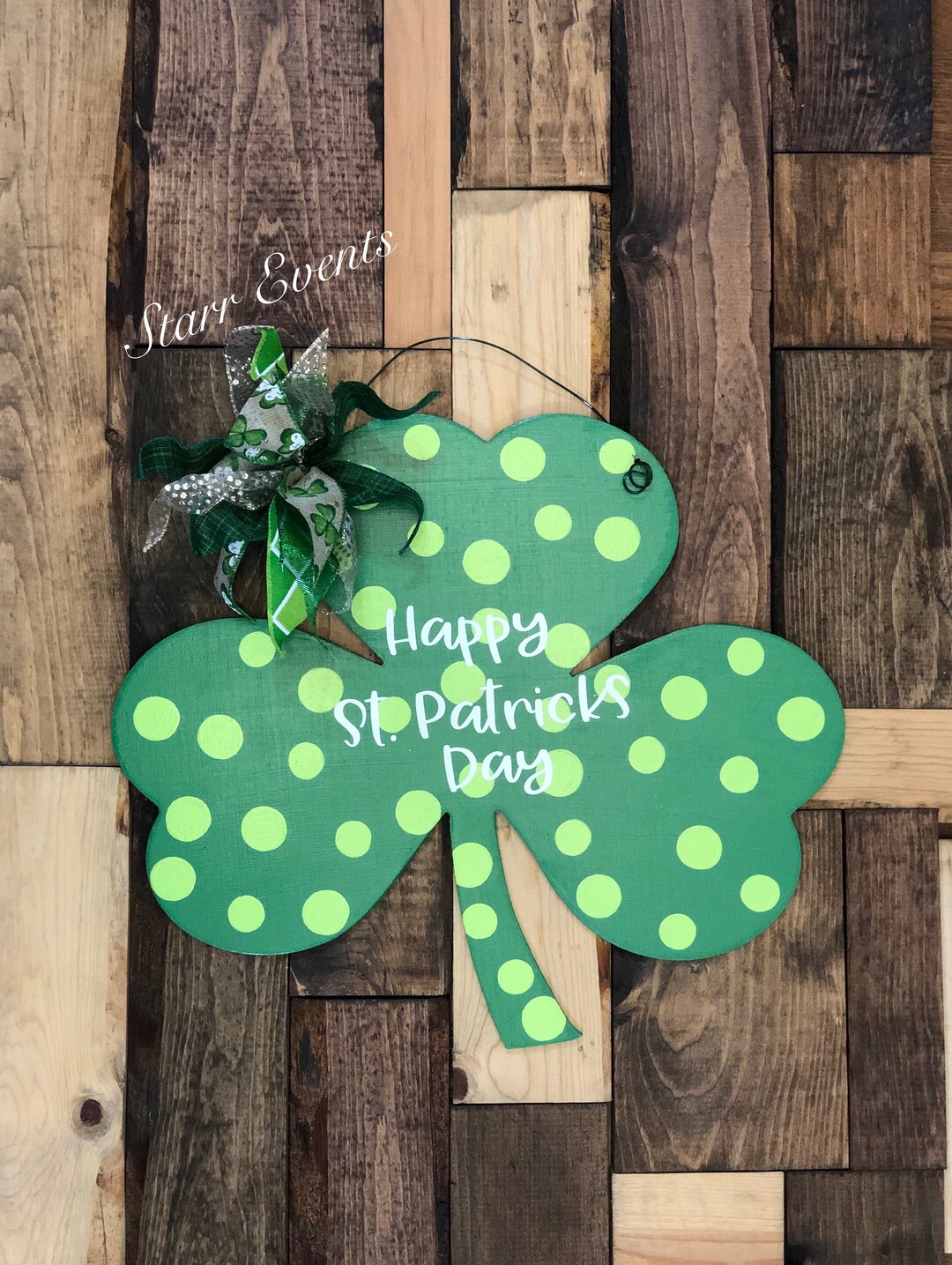 Happy St. Patricks Day Door Hanger. St Patricks Day Decorations ...