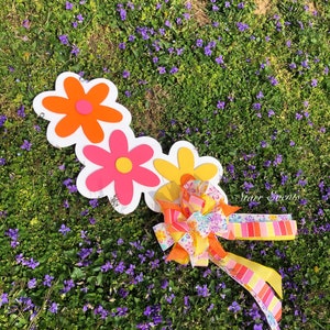 Flower Door Hanger. Multi Layered Spring Door Hanger. Summer Door ...