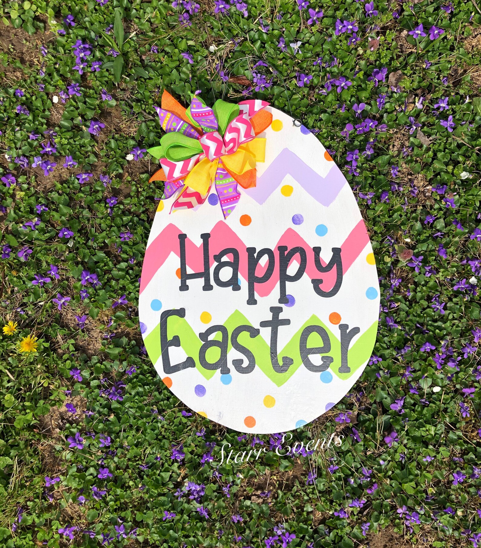 Happy Easter Door Hanger Easter Decorations. Happy Easter Sign | Etsy