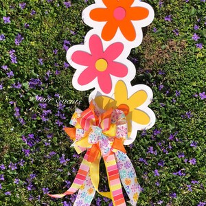 Flower Door Hanger. Multi Layered Spring Door Hanger. Summer Door ...