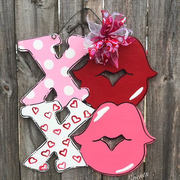Valentine Door Decor - Etsy
