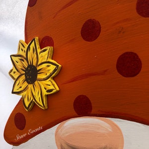 Gnome Sitting on a Pumpkin Gnome Fall Door Hanger. Gnome Door Hanger ...