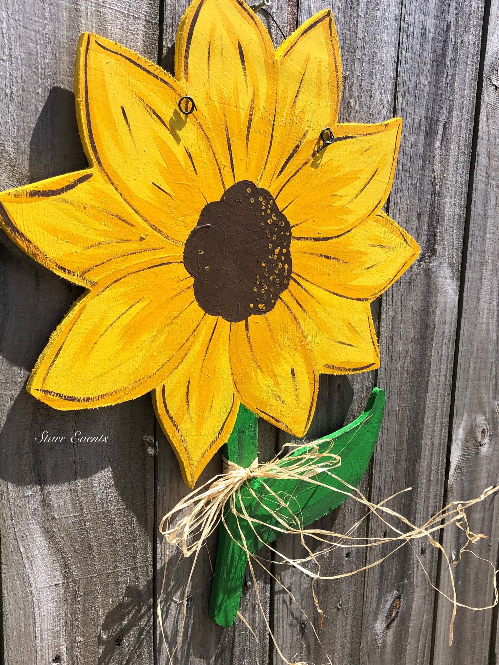 Sunflower Door Hanger. Summer Door Hanger . Sunflower Decor. - Etsy