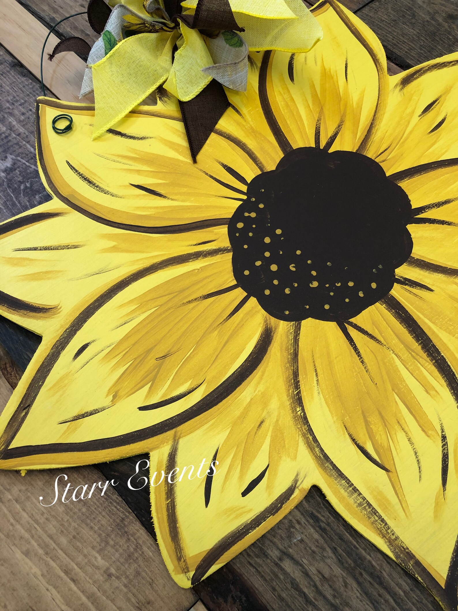 Sunflower Door Hanger. Summer Door Hanger . Sunflower Decor. Front Door ...