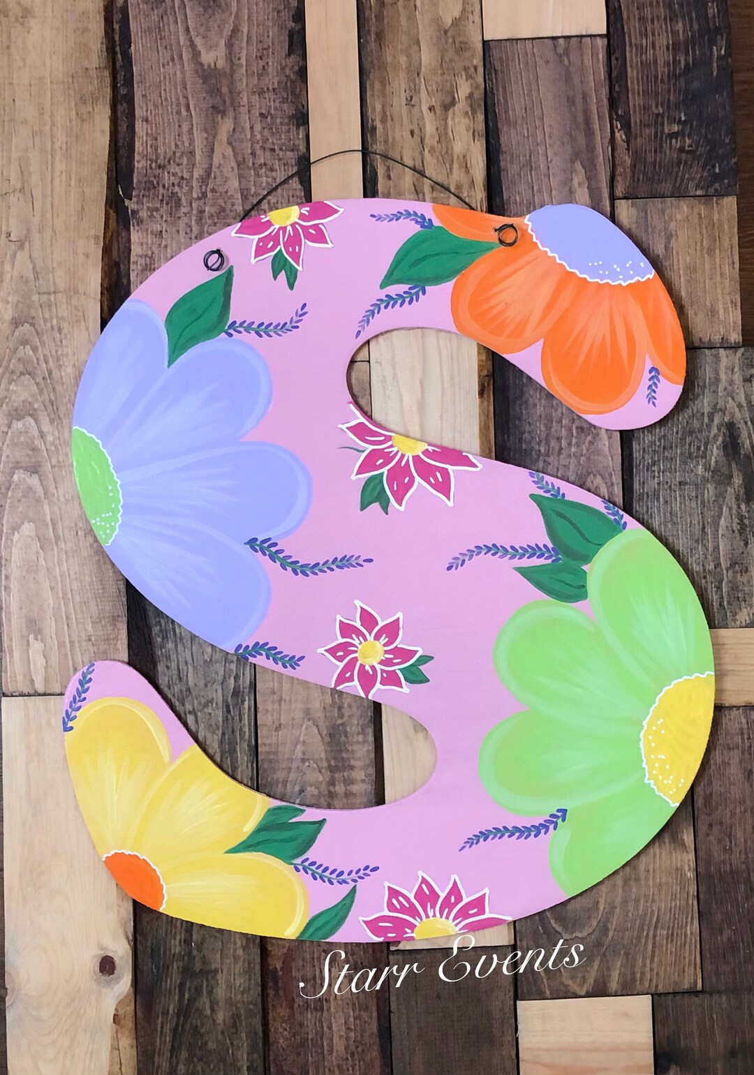 Personalized Door Hanger. Spring Door Hangers. Spring Door Decor. Last ...