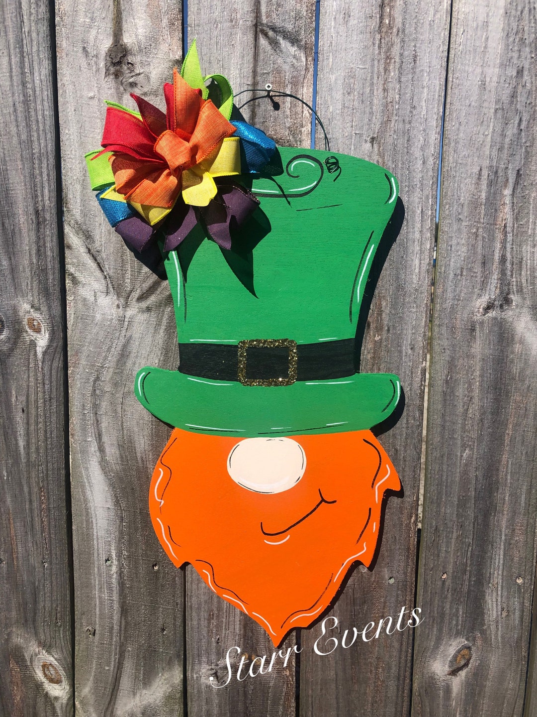 Leprechaun Door Hanger. St Patricks Day Decorations. St Patricks Day ...
