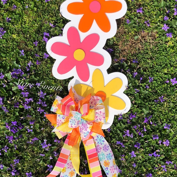 Flower Door Hanger - Etsy