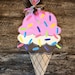 Ice Cream Door Hanger. Summer Door Hangers. Front Door Decor. Summer ...