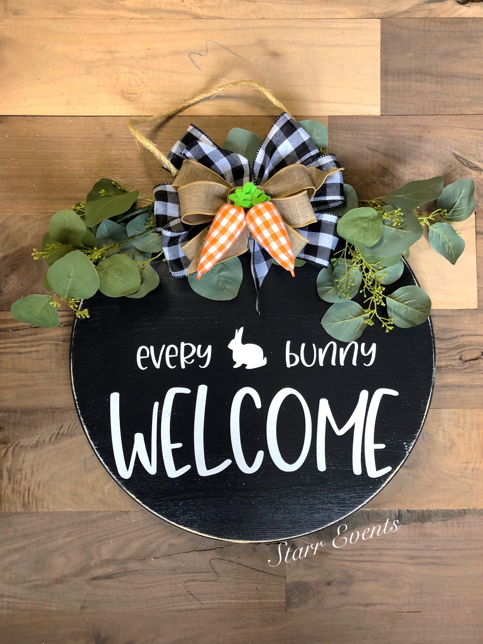 Easter Door Hanger. Easter Decorations. Farmhouse Easter Decor. Every ...