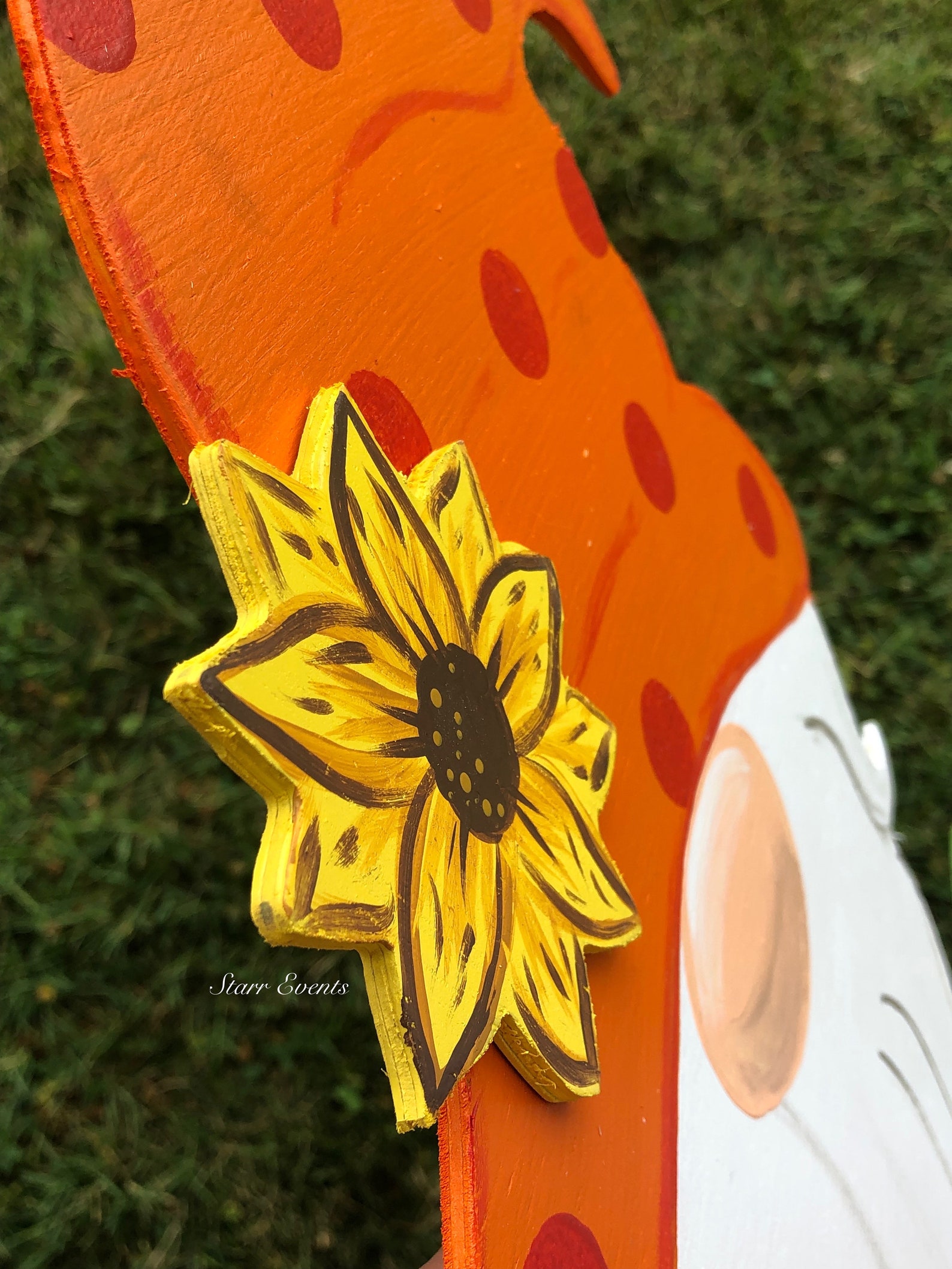Gnome Sitting on a Pumpkin Gnome Fall Door Hanger. Gnome Door Hanger ...