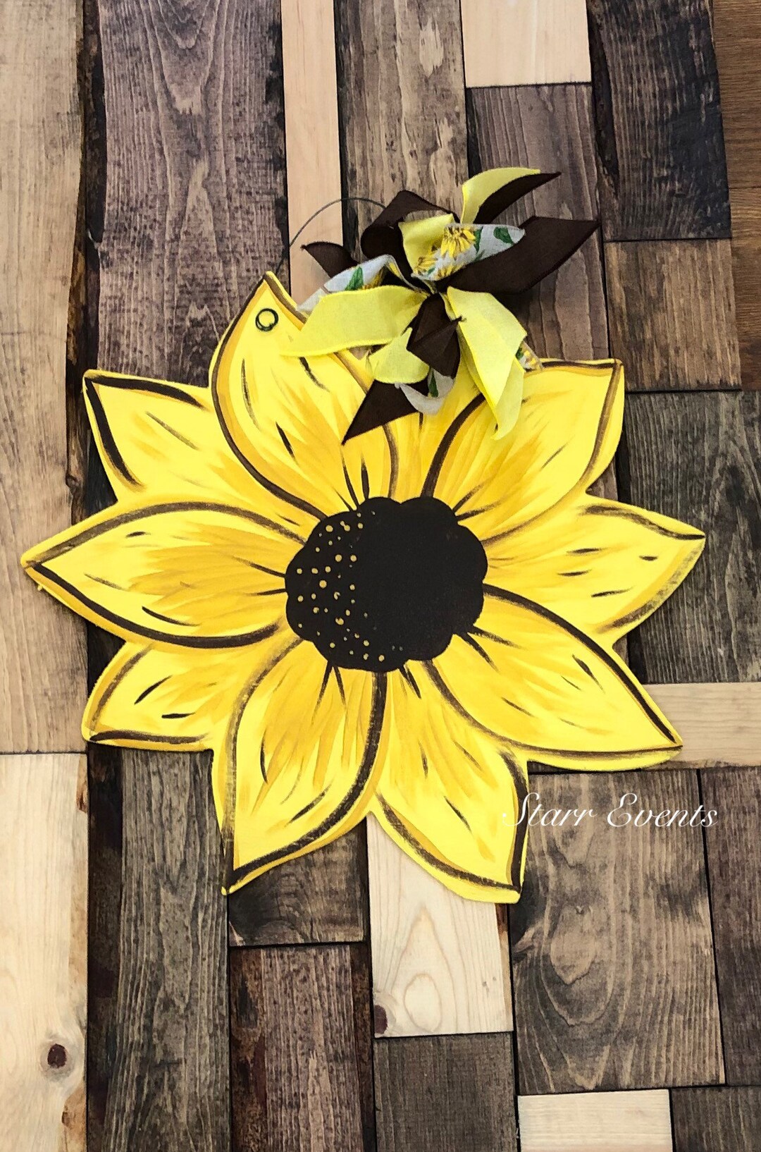 Sunflower Door Hanger. Summer Door Hanger . Sunflower Decor. Front Door ...