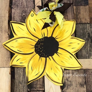 Sunflower Door Hanger. Summer Door Hanger . Sunflower Decor. Front Door ...