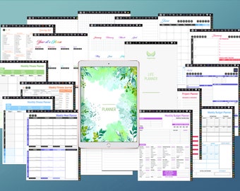 Undated Digital Planner for Goodnotes Notability Noteshelf & - Etsy
