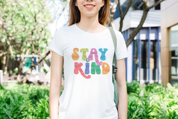 Stay Kind Retro DESIGN ONLY Sublimation Digital Download Png | Etsy