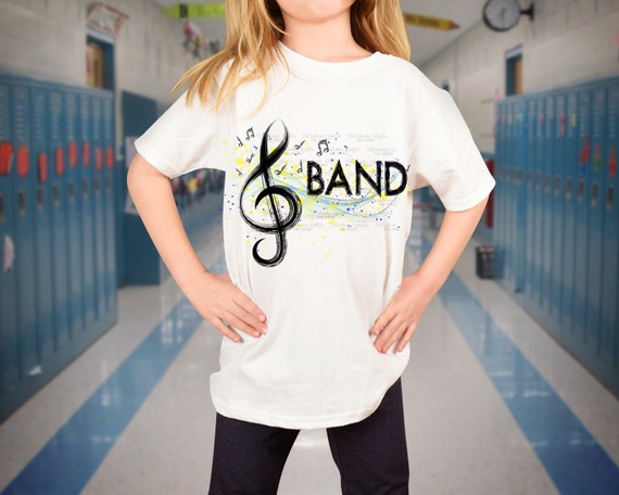 Yellow and Blue Choir and Band Spirit Wear School DESIGN ONLY | Etsy