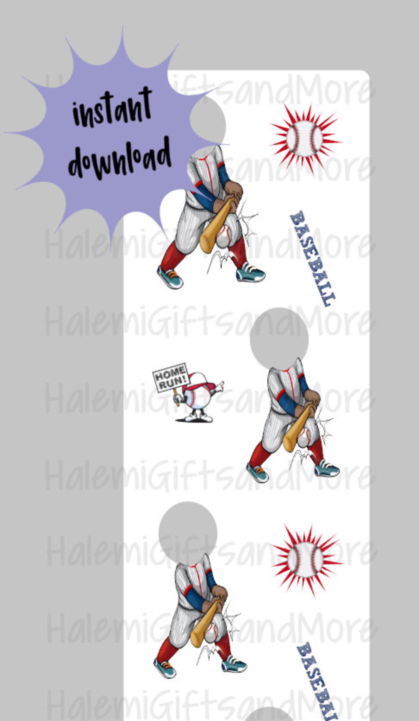 Custom Baseball Player Dark Skin Photo Socksdigital DOWNLOAD | Etsy