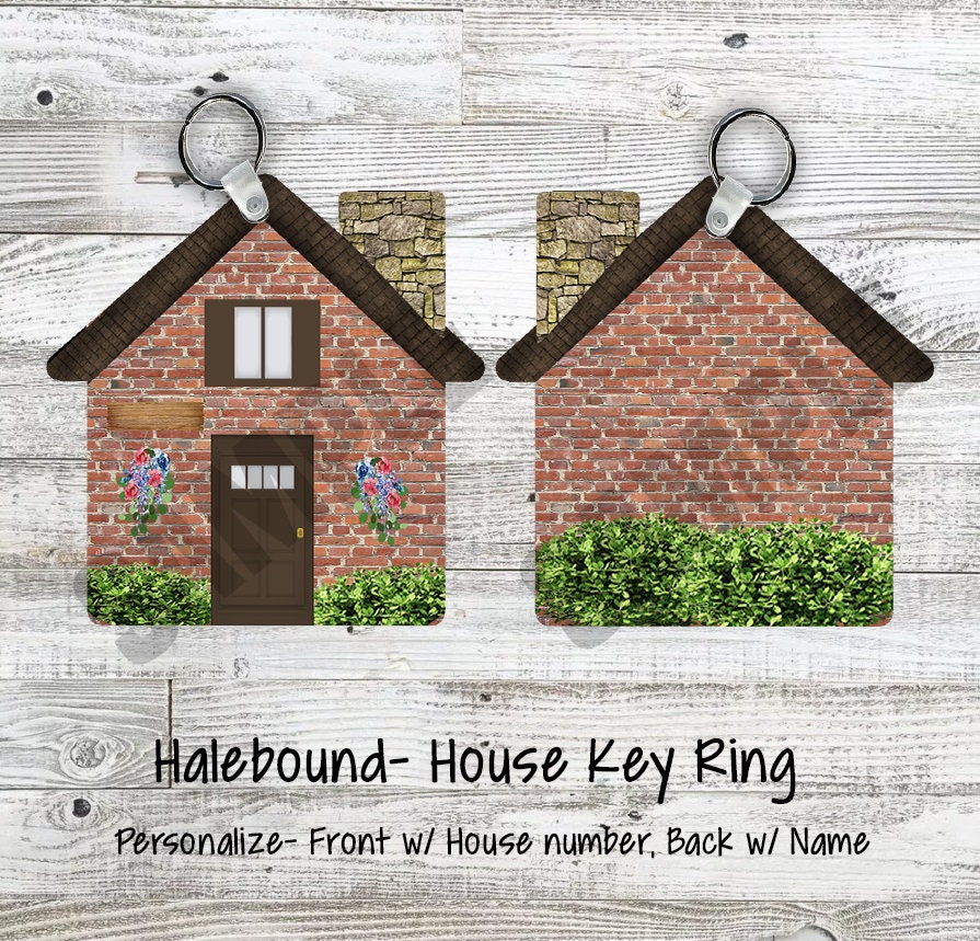 Brick House Design Keychain SUBLIMATION DIGITAL DOWNLOAD Png - Etsy