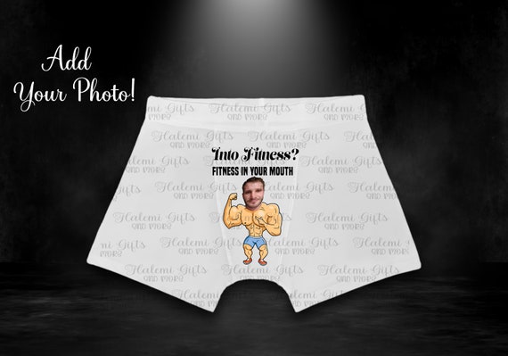 Fitness Mens Funny Boxers for PHOTO Digital Download DESIGN | Etsy