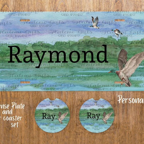 Duck Hunting Sublimation License Plate Design - Etsy