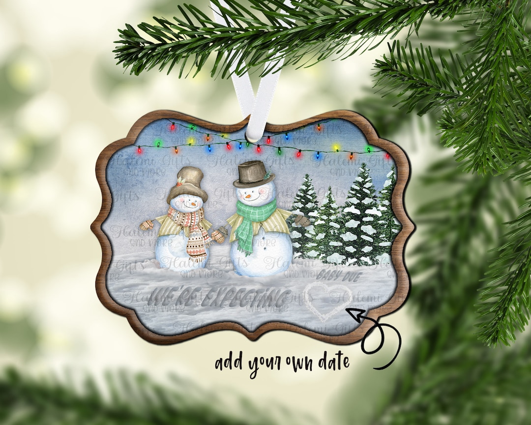Pregnant Snowman Pregnancy Announcement Expecting Sonogram Add Benelux ...