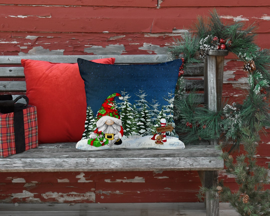 Santa Gnome Scene Full Bleed Sublimation Digital Download DESIGN ONLY ...