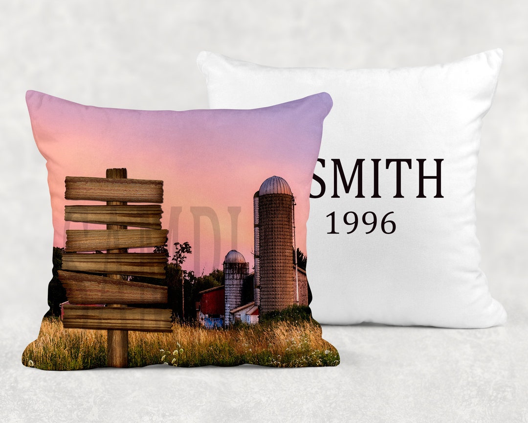 Farm Sunset Family Name Template for 6 SUBLIMATION DIGITAL DOWNLOAD ...