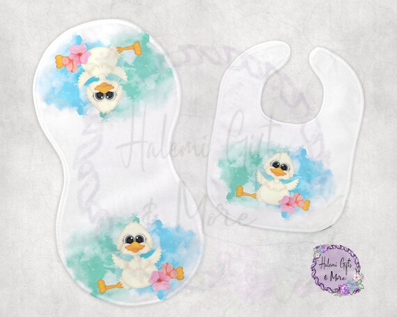 Baby Goose Bib and Burbcloth DIGITAL DOWNLOAD Sublimation - Etsy