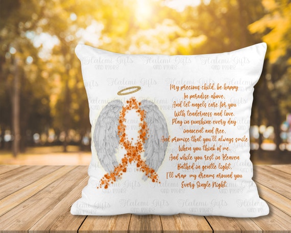 Orange Cancer Childhood Ribbon/poem Memorial DESIGN ONLY - Etsy