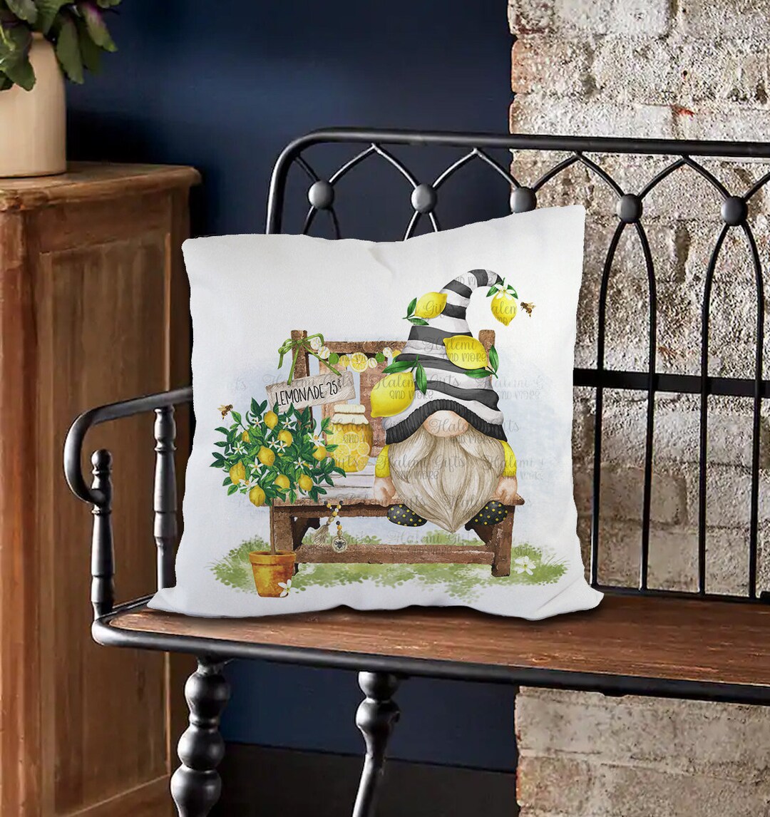 Lemon Gnome Bench DESIGN ONLY Sublimation Digital Download Png - Etsy