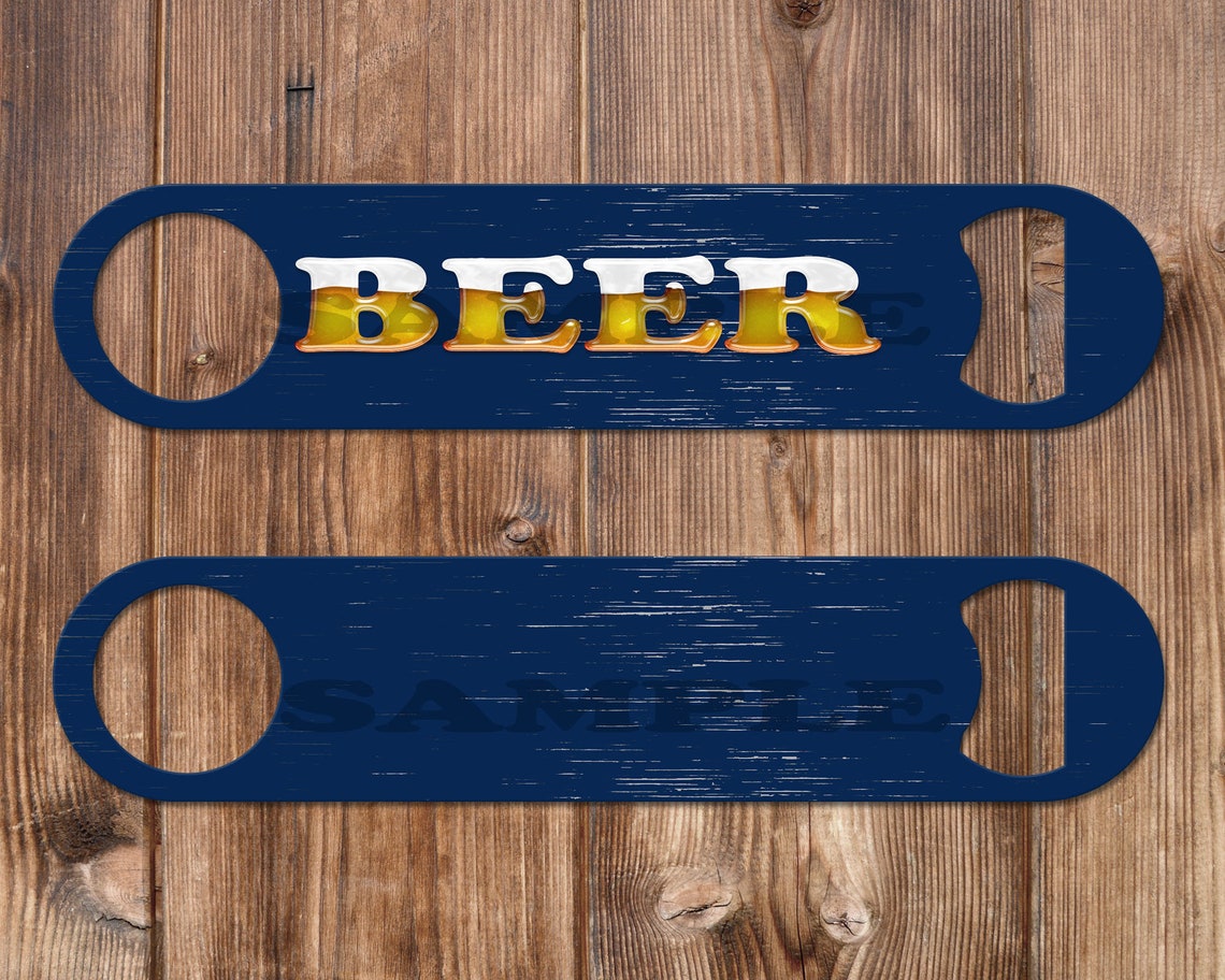 Beer Words Design Template Bottle Opener SUBLIMATION DIGITAL - Etsy