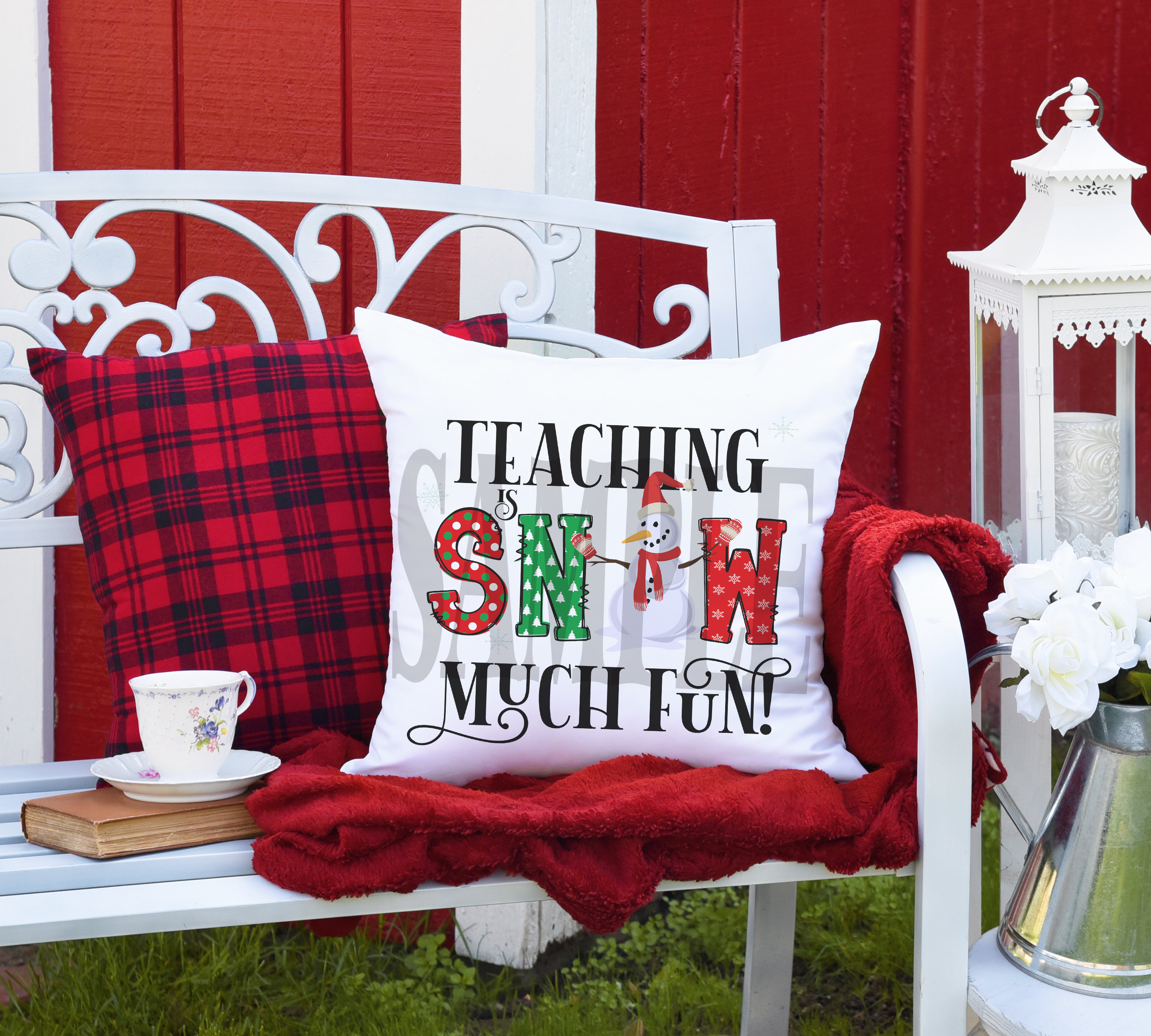 Teaching is Snow Much Fun Snowman DESIGN ONLY SUBLIMATION - Etsy