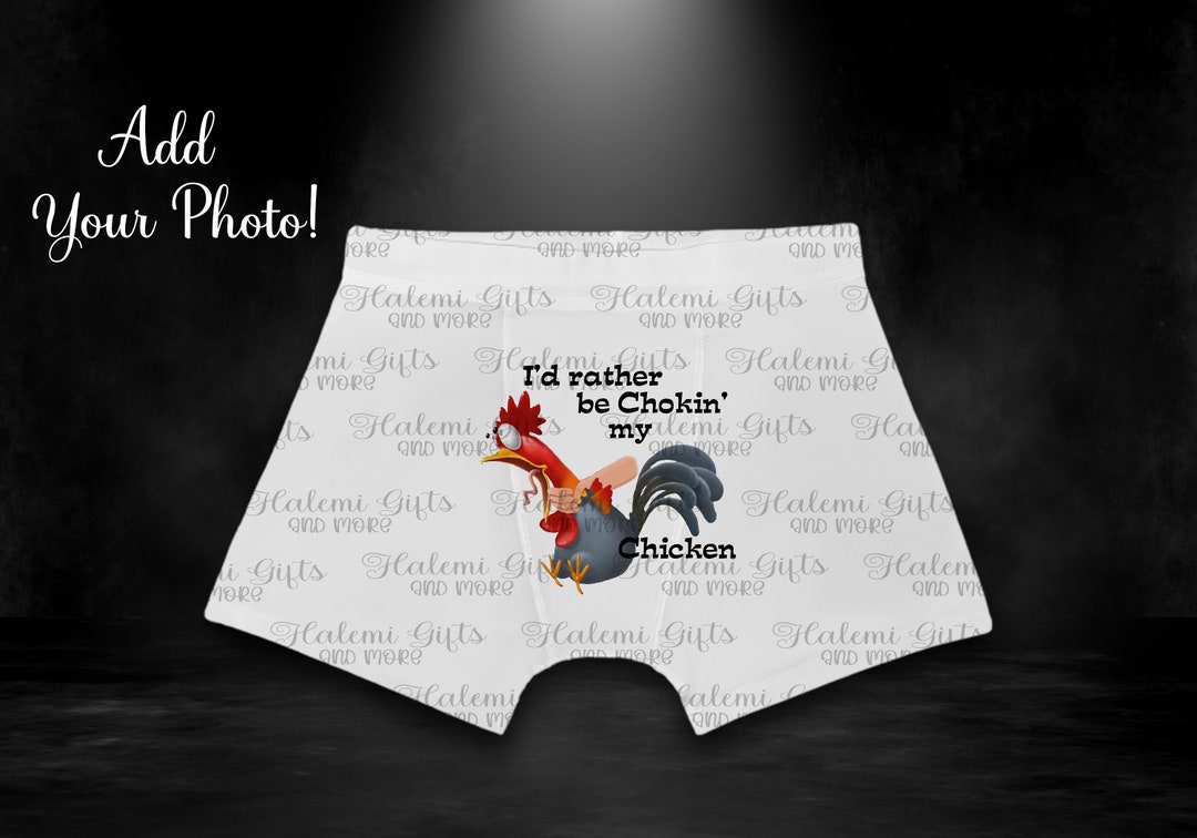 Chicken Chokin- Mens Funny Boxers- for PHOTO, Digital Download DESIGN ...