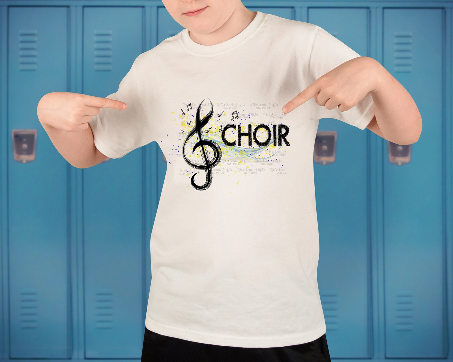 Yellow and Blue Choir and Band Spirit Wear School DESIGN ONLY | Etsy