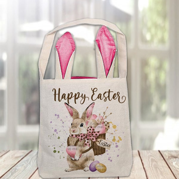 Watercolor Easter Bunny - Etsy