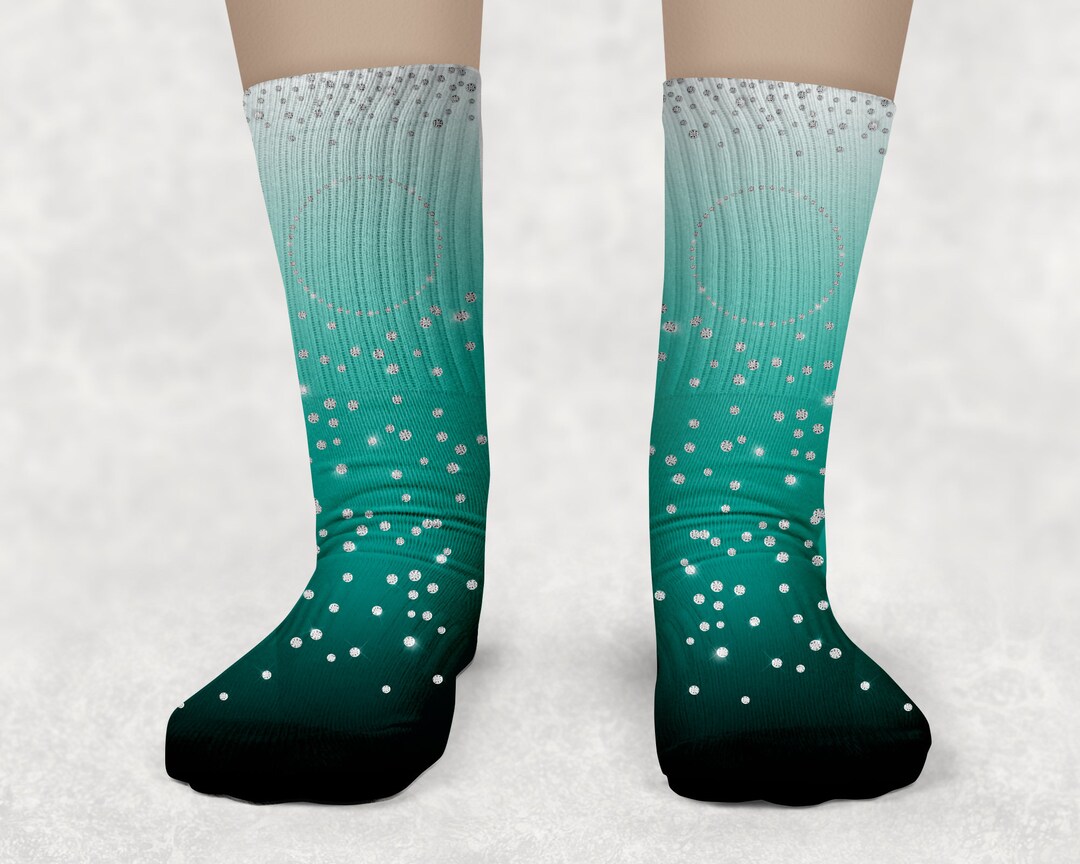 Cheerleader Diamond Bling Socks, SUBLIMATION DIGITAL DOWNLOAD Template ...