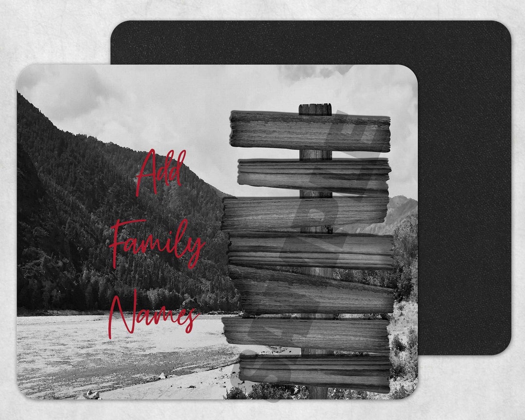 Family Name Sign for 7 Template SUBLIMATION DIGITAL DOWNLOAD Png - Etsy