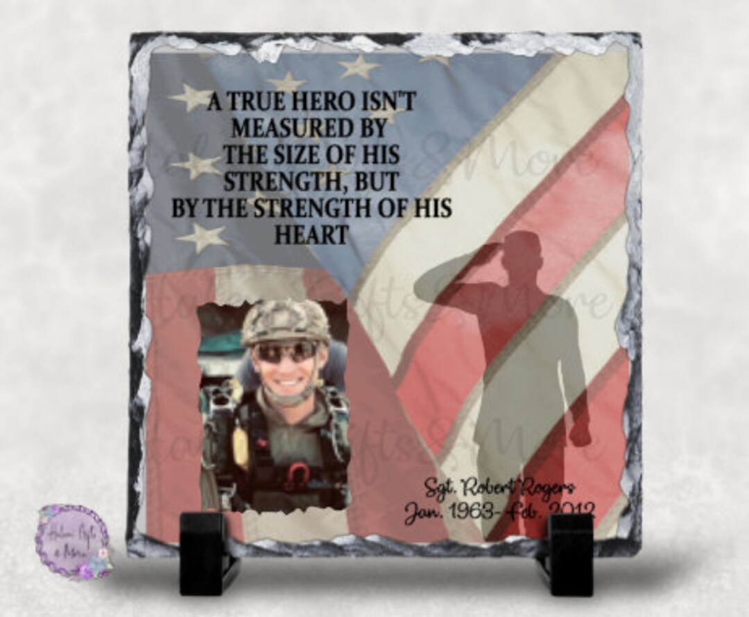 Custom Memorial Photo Slate, Template, Sublimation Download Digital PNG ...