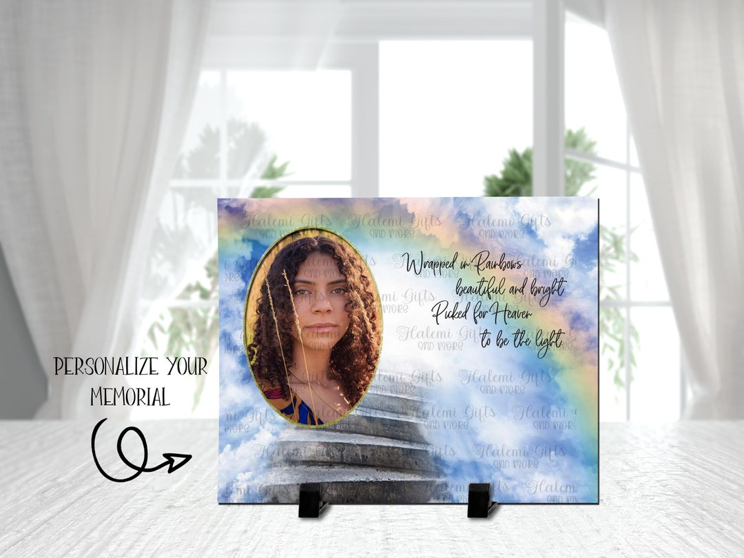 Wrapped in Rainbows 8x10 Memorial DESIGN ONLY Digital Download Large ...