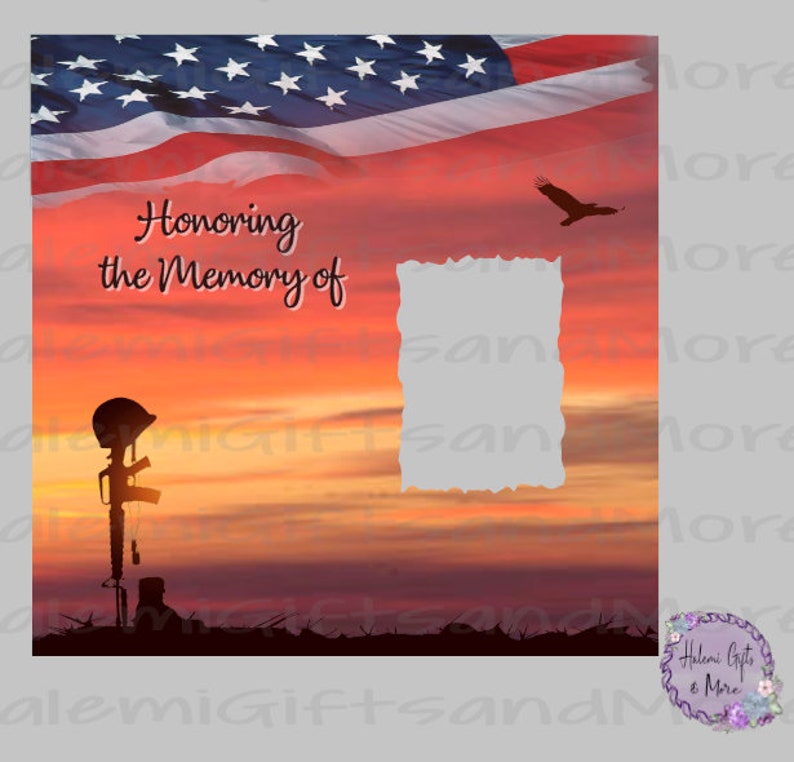 Honoring the Memory of Soldier Memorial Small Slate Custom for - Etsy