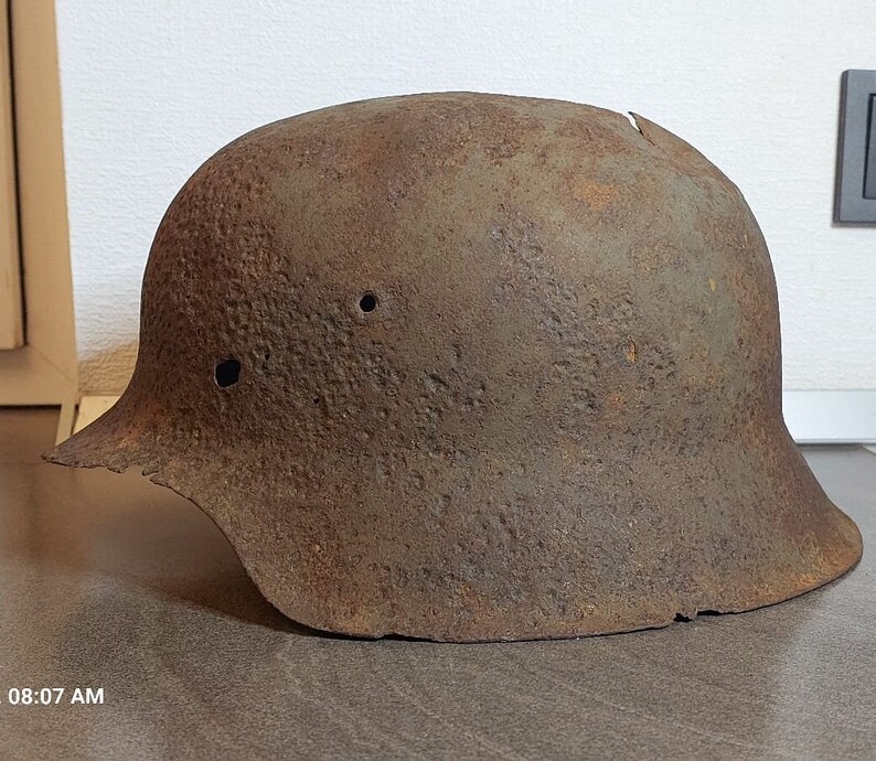 WW2 Vintage Helmet 1944-1945 Afterwar Relic With IMPACT - Etsy