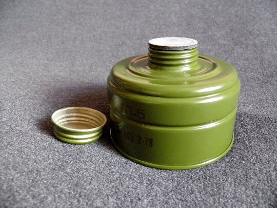 GP-5 Soviet Russian Gas Mask Filter - Etsy
