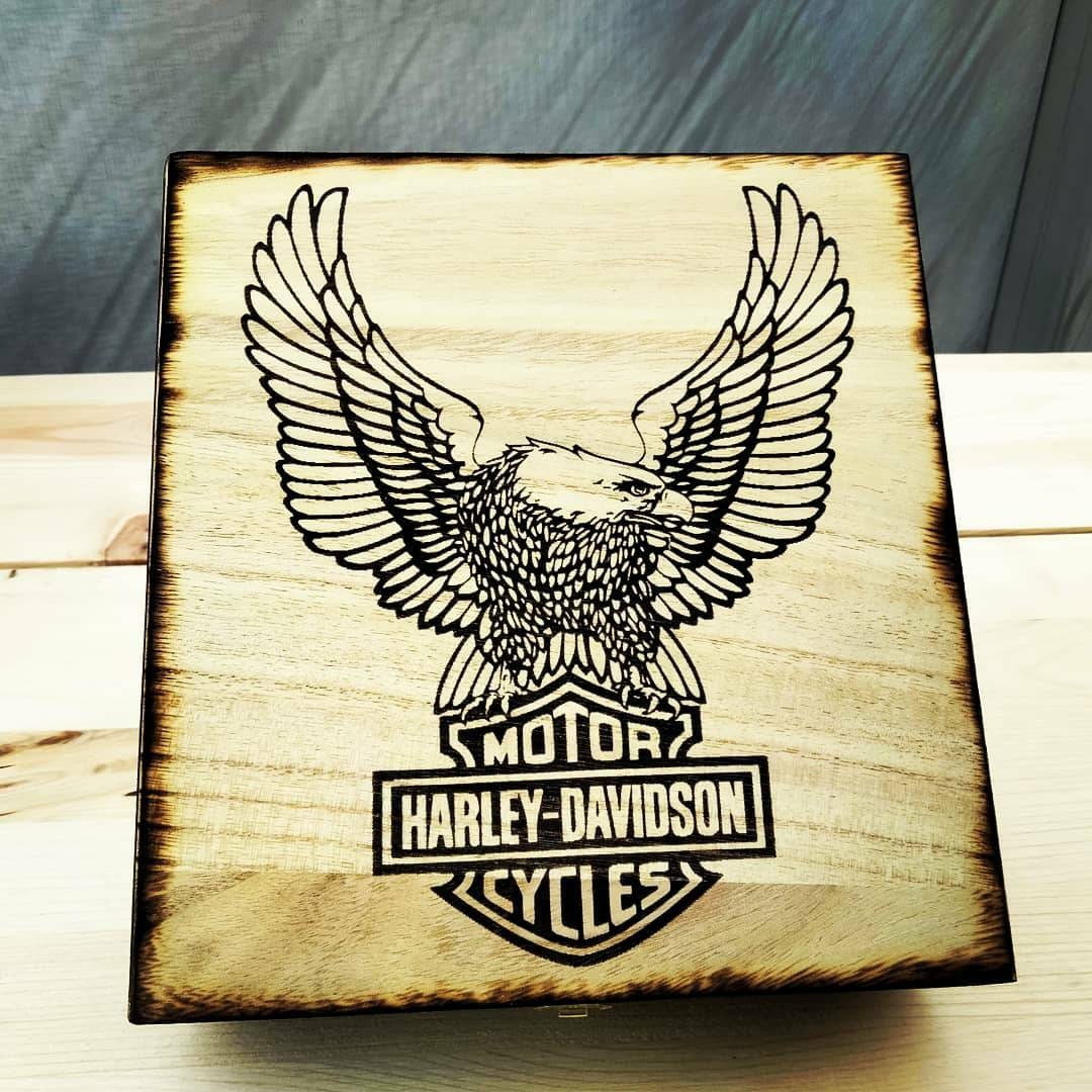 Harley Davidson Trinket Box - Etsy