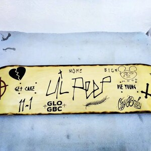 Lil Peep Skateboard Deck - Etsy