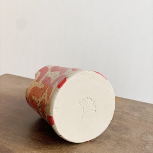 Handmade Colourful Stoneware Mate Cup / Modern Design Yerba Mate Gourd ...